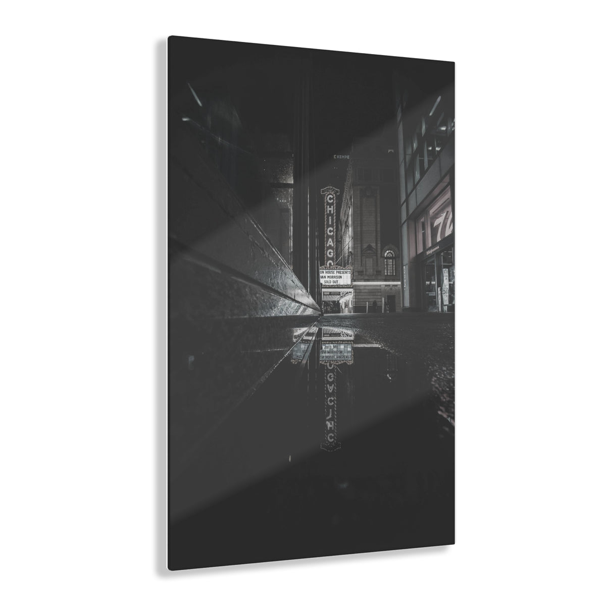 Chicago Theater Black & White Acrylic Prints – Stryker Wear