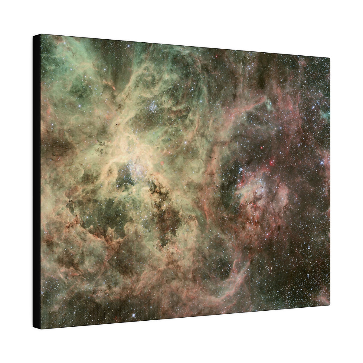 WFI Image of the Tarantula Nebula Wall Art | Horizontal Turquoise Matt ...
