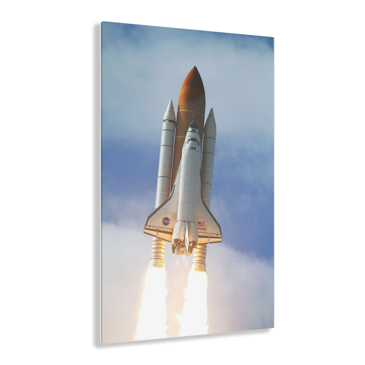 Launch of Space Shuttle Atlantis 2 Acrylic Prints – Stryker Wear