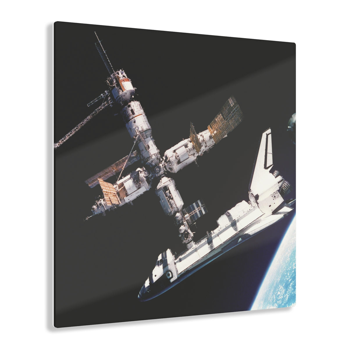 NASA Shuttle Docking at the International Space Station Acrylic Prints ...