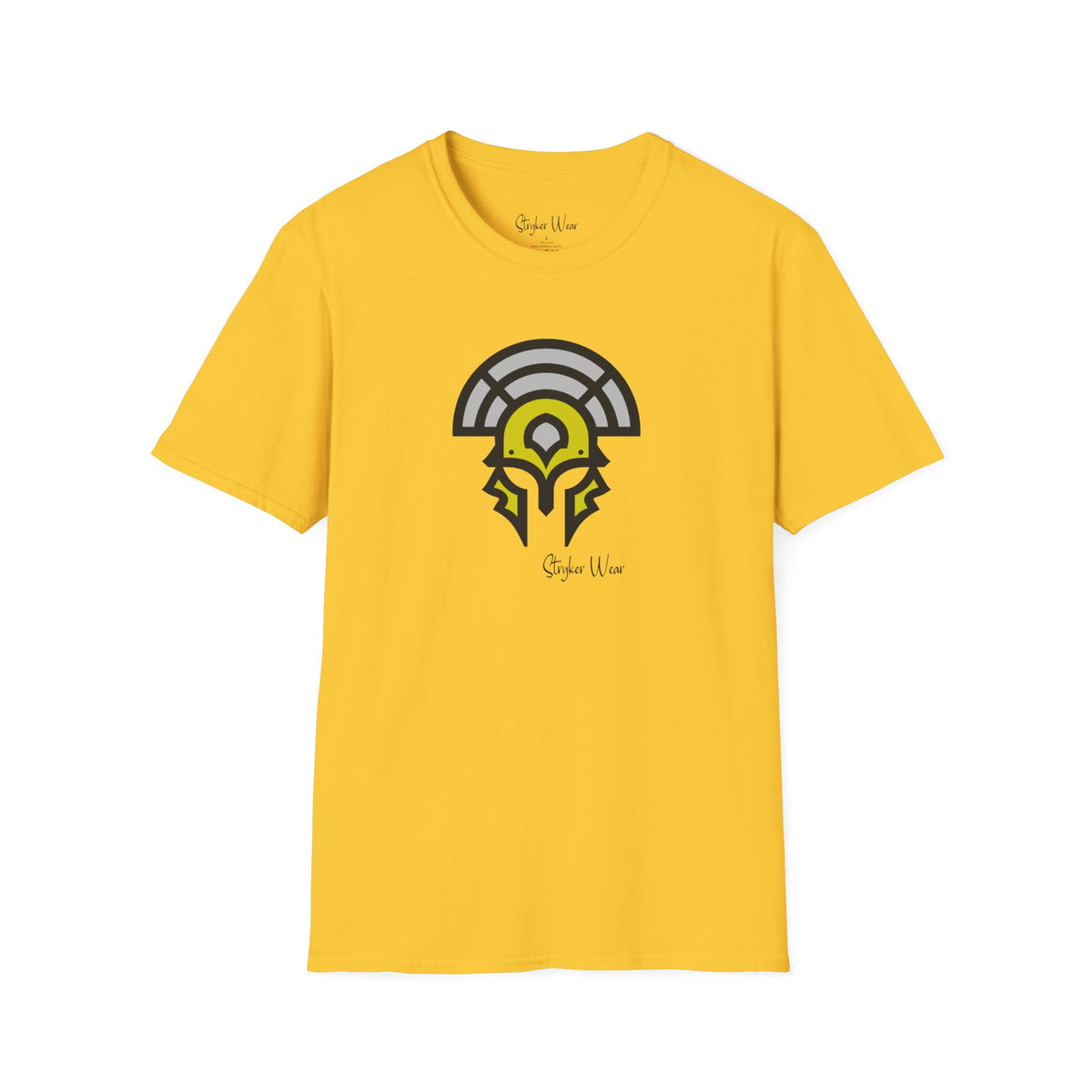 Warrior Helmet Yellow | Unisex Softstyle T-Shirt – Stryker Wear