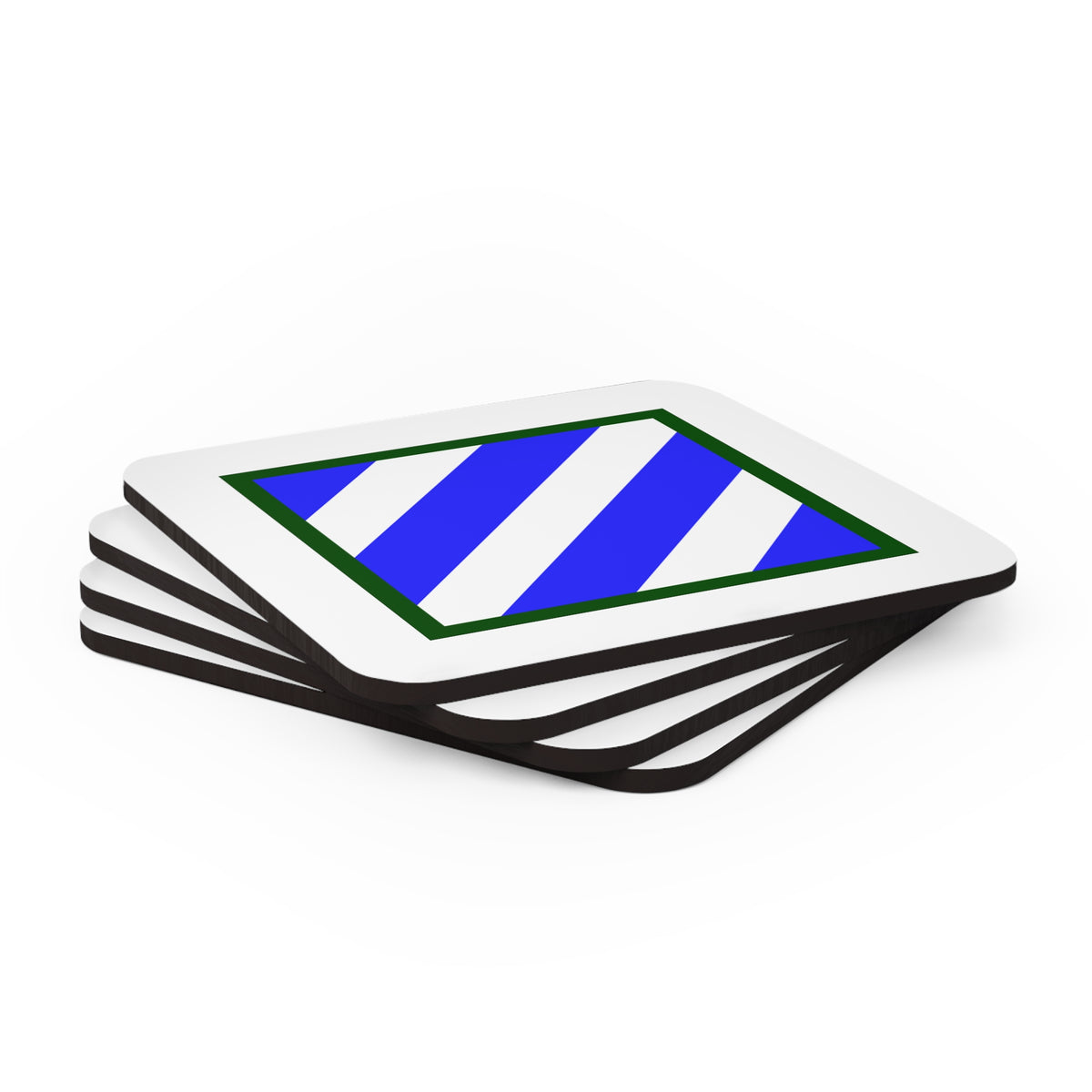U.S. Army 3rd Infantry Division Patch Corkwood Coaster Set – Stryker Wear