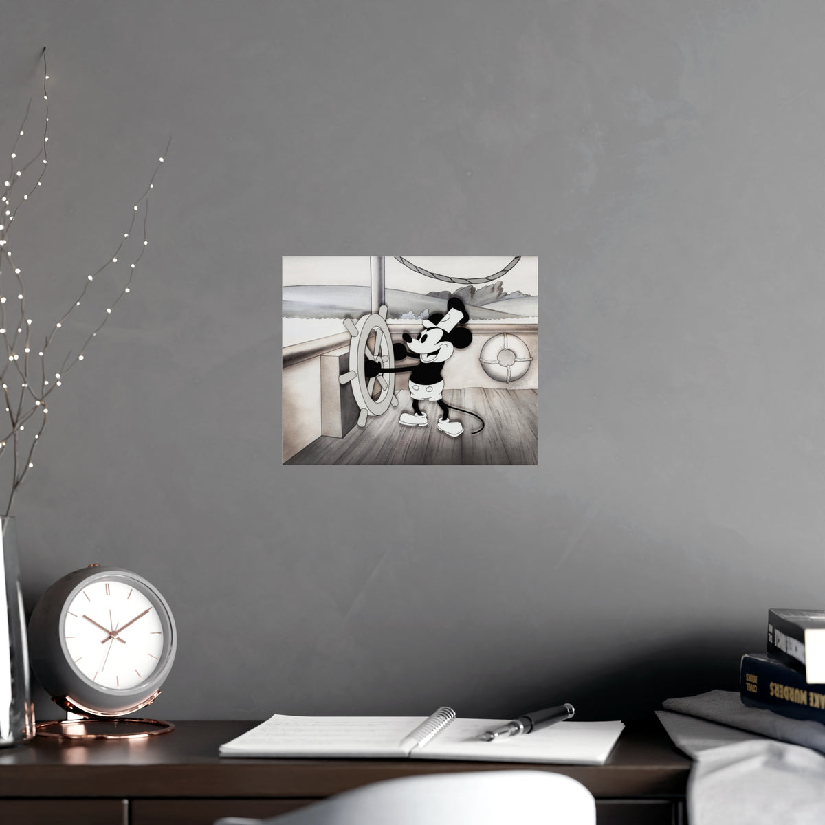 Steamboat Willie | Horizontal Matte Posters – Stryker Wear