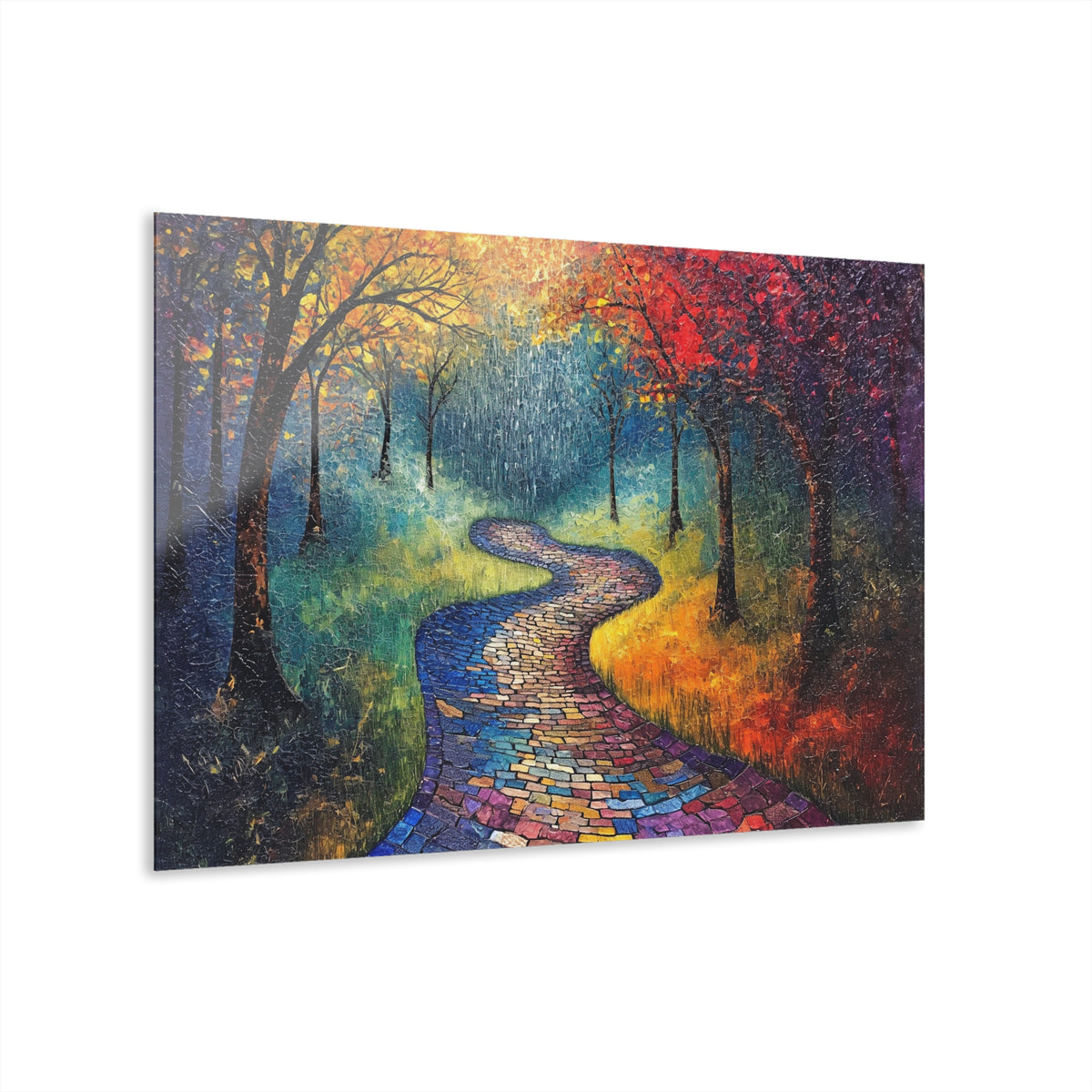 Colorful Painted Path | Acrylic Prints – Stryker Wear